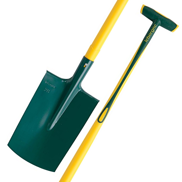 BECHE A REBORD manche trimatière béquille - Produit -Lbiocompost